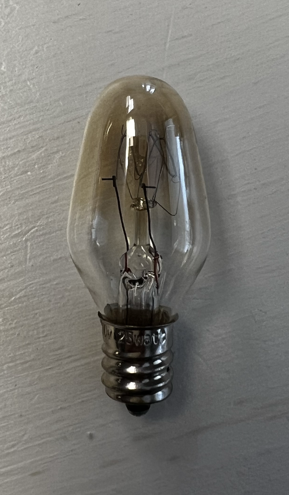 Light Bulb, Short - 25 Watt (1) | Beyond Salt Spa